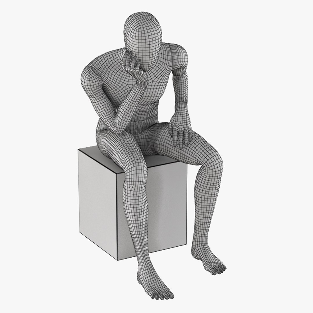 3D Model Faceless Male Mannequin - TurboSquid 1355671