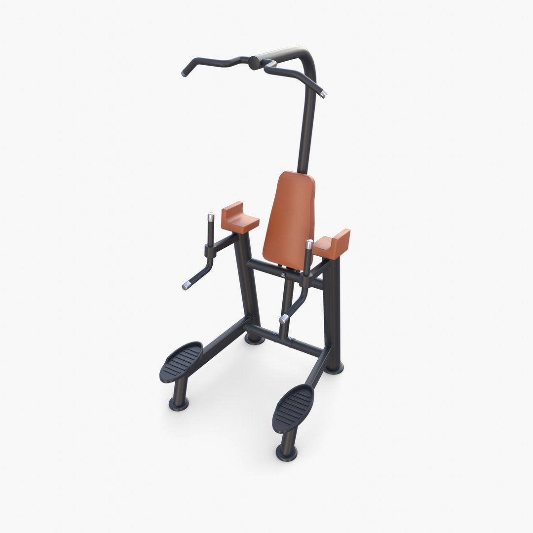 3D Chin Up And Dip Station V1 Model - TurboSquid 2009057