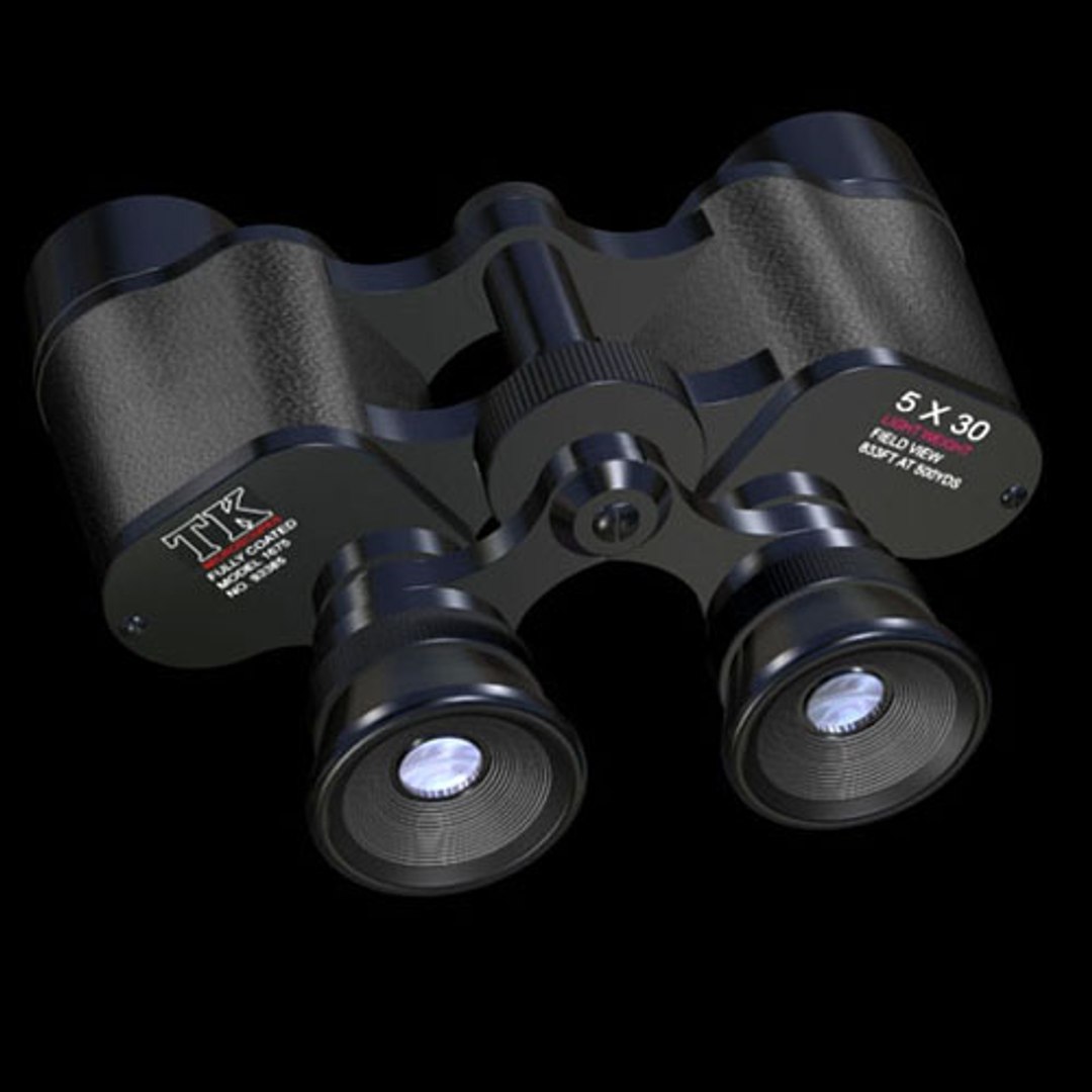 binoculars binocular 3d max
