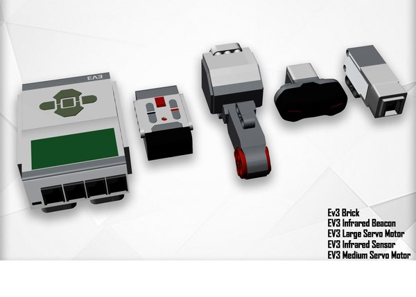 Ev3 components 3D - TurboSquid 1378651