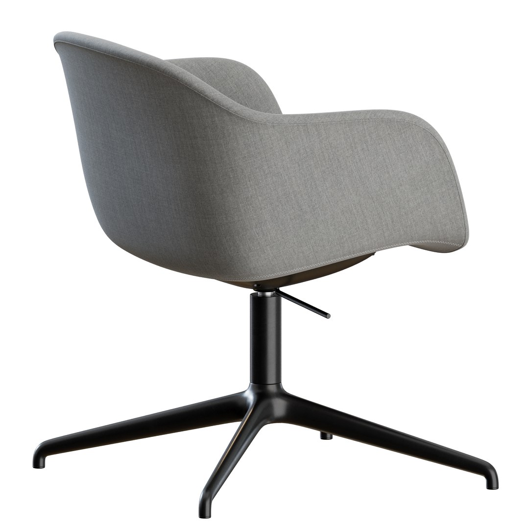Fiber Conference Armchair Swivel By Muuto 3D - TurboSquid 2128530