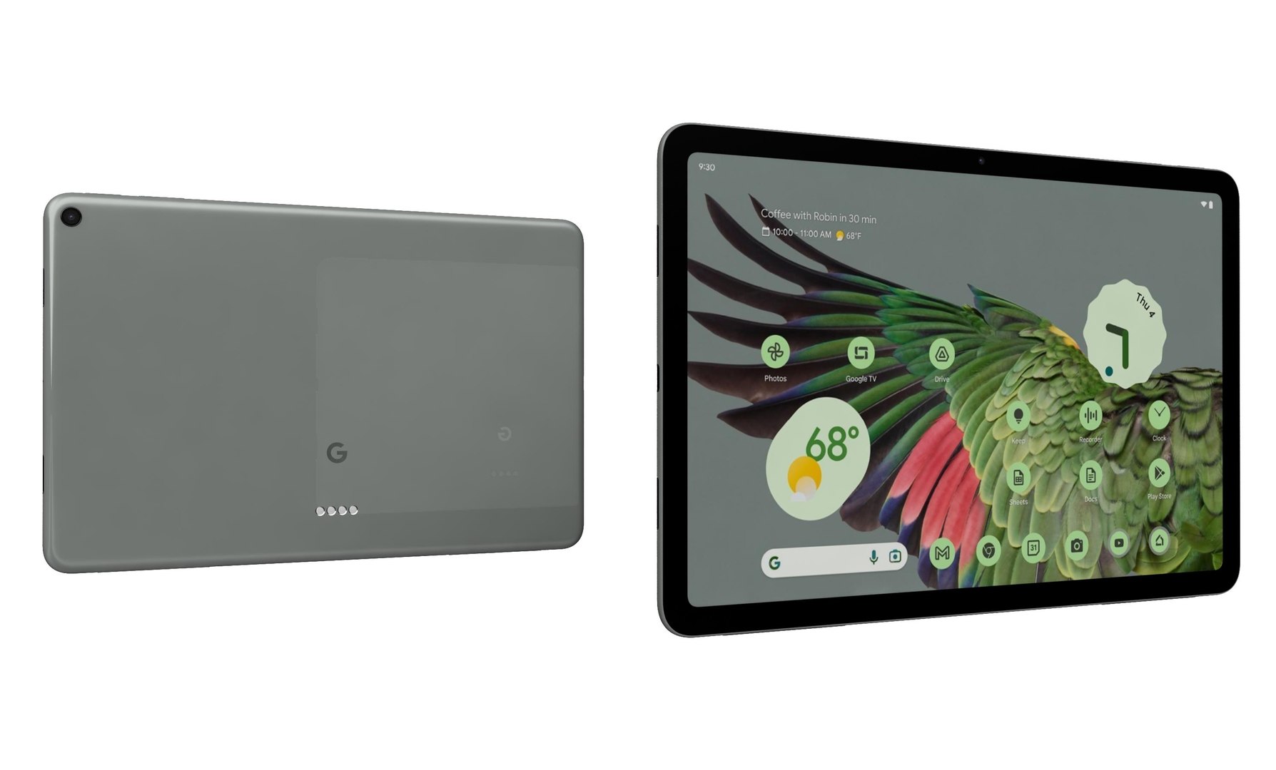 Google Pixel Tablet Gray Model - TurboSquid 2080351