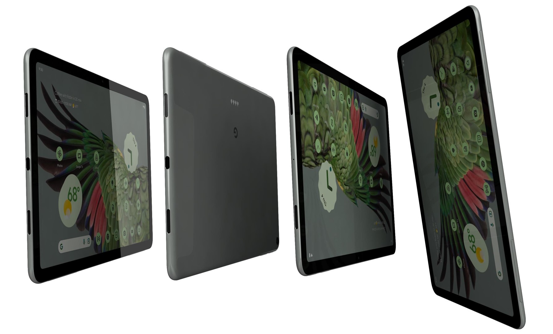 Google Pixel Tablet Gray Model - TurboSquid 2080351