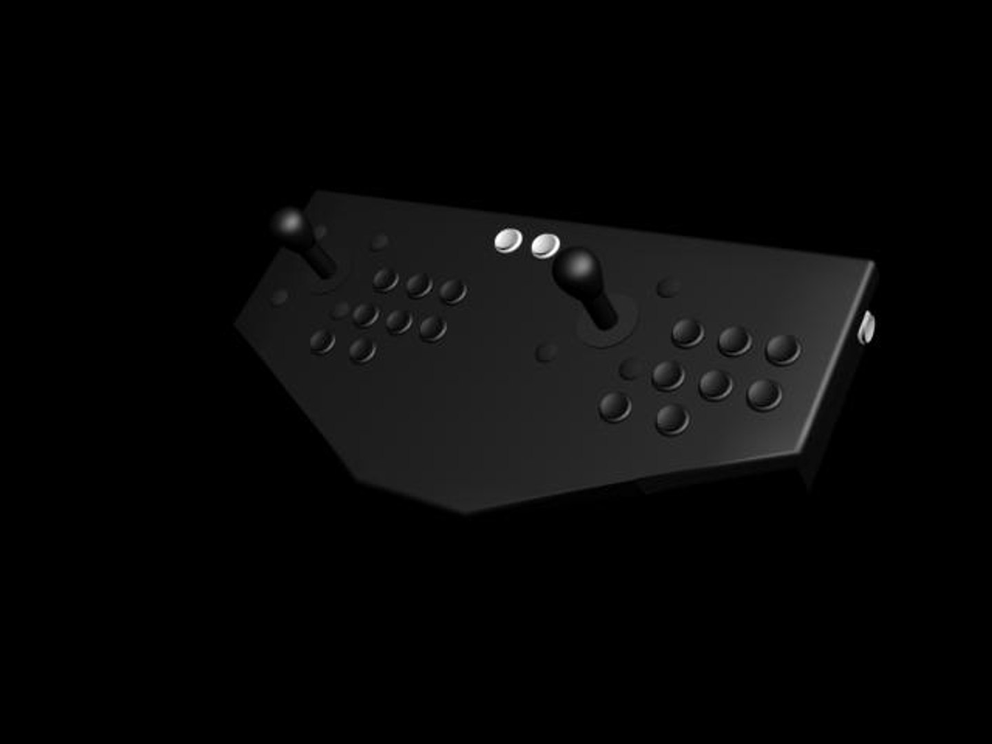 3d x-arcade controller pad model