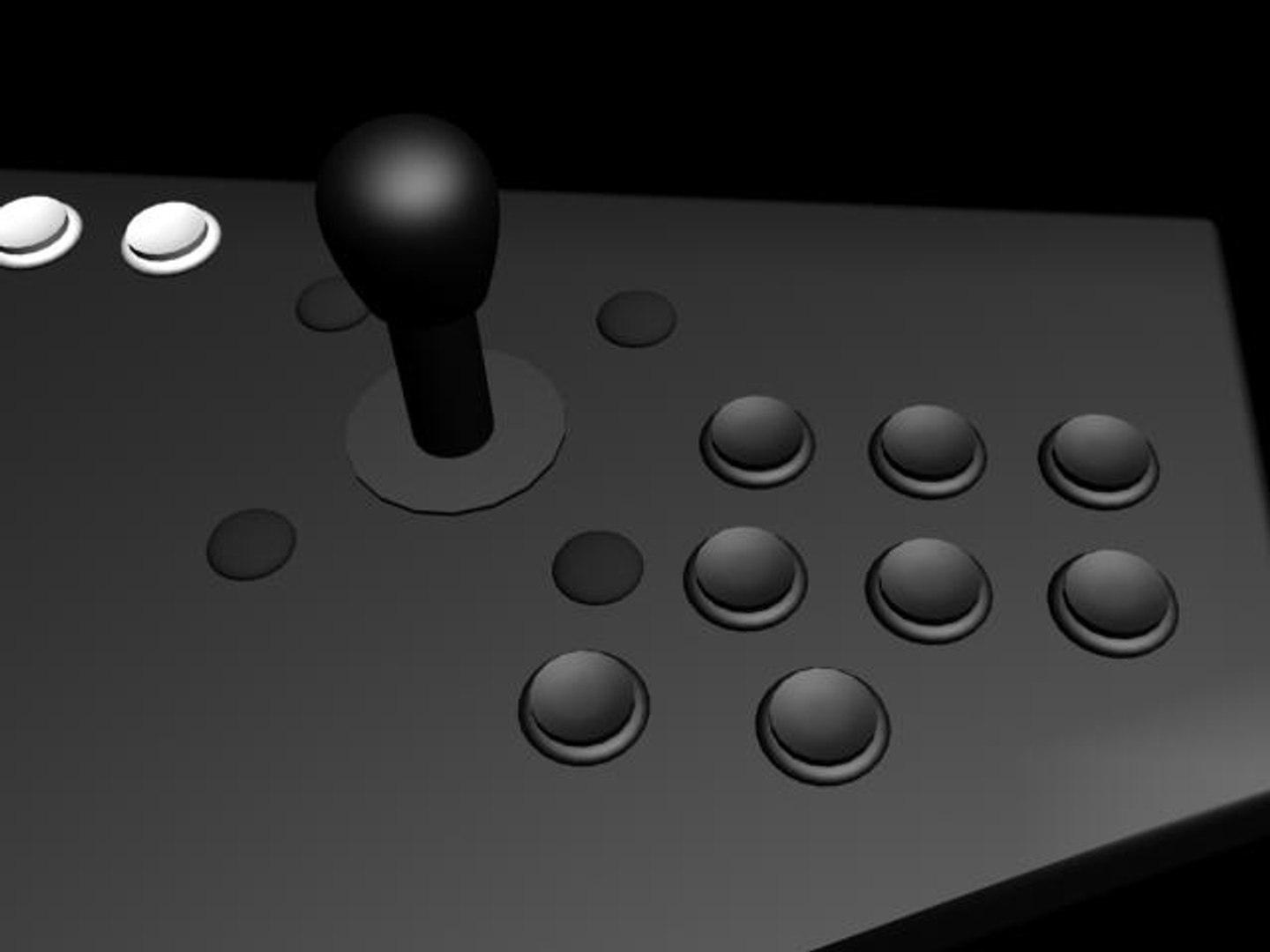 3d x-arcade controller pad model