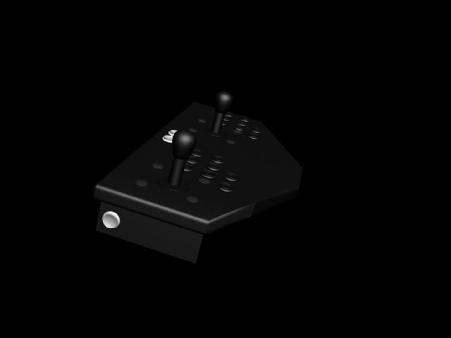 3d x-arcade controller pad model