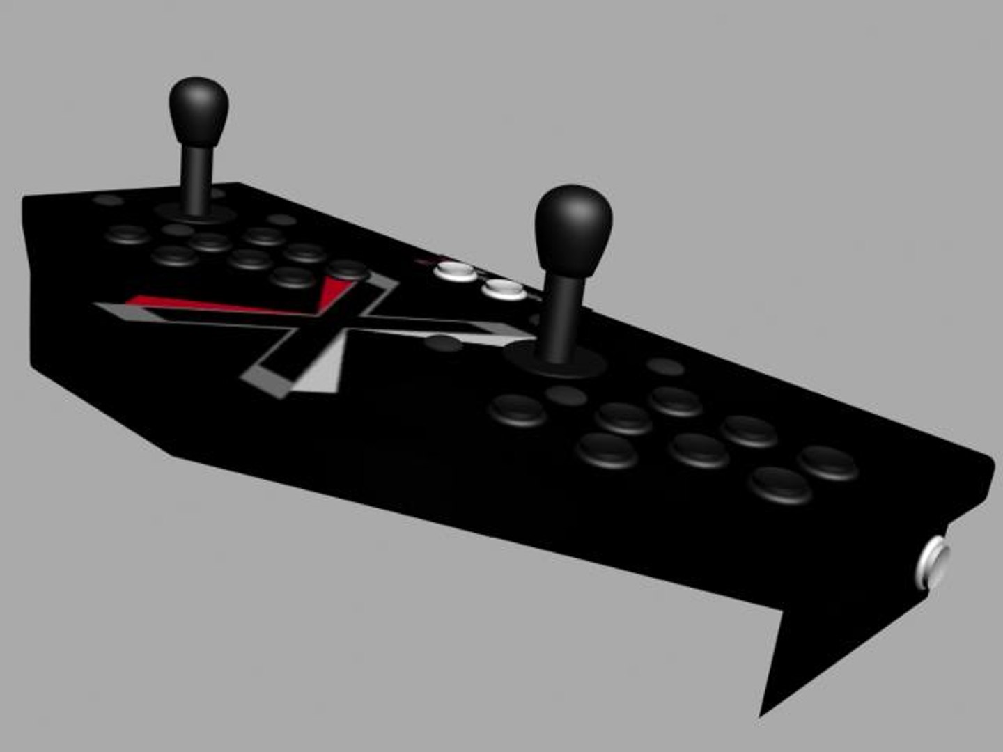 3d x-arcade controller pad model