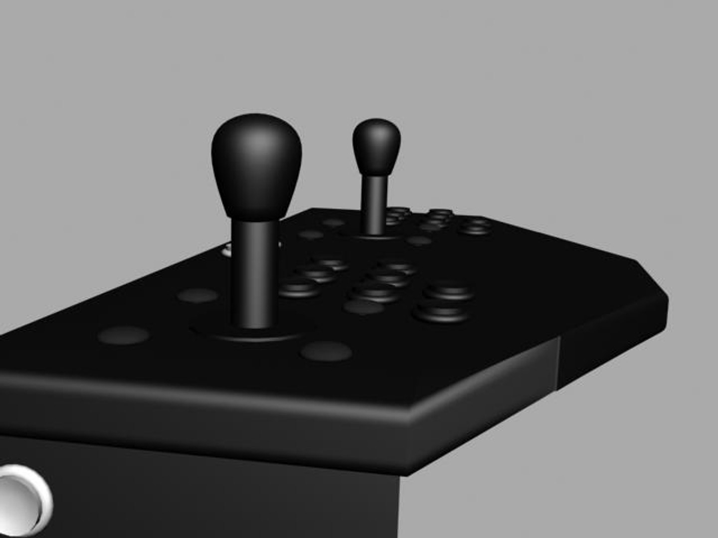3d x-arcade controller pad model