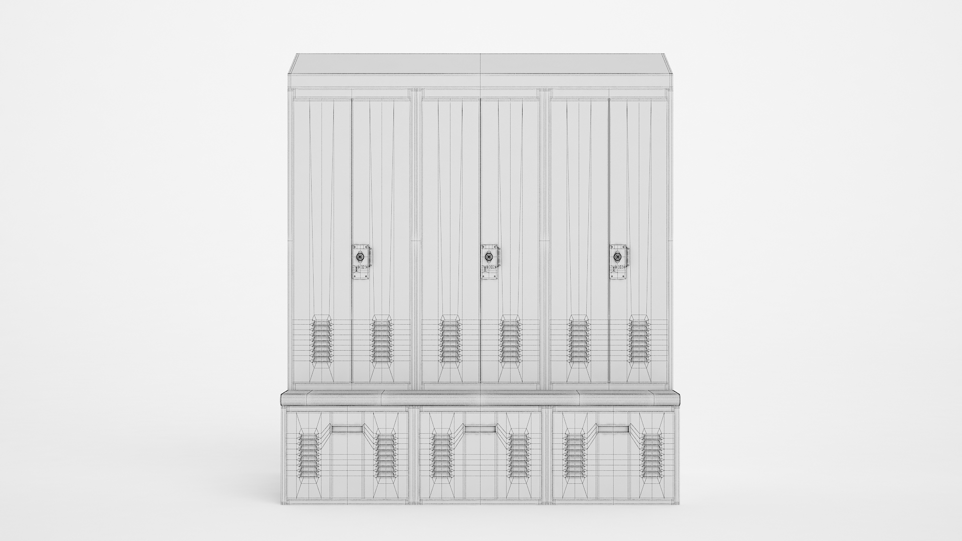Personal Storage Lockers 3D Model - TurboSquid 1463143
