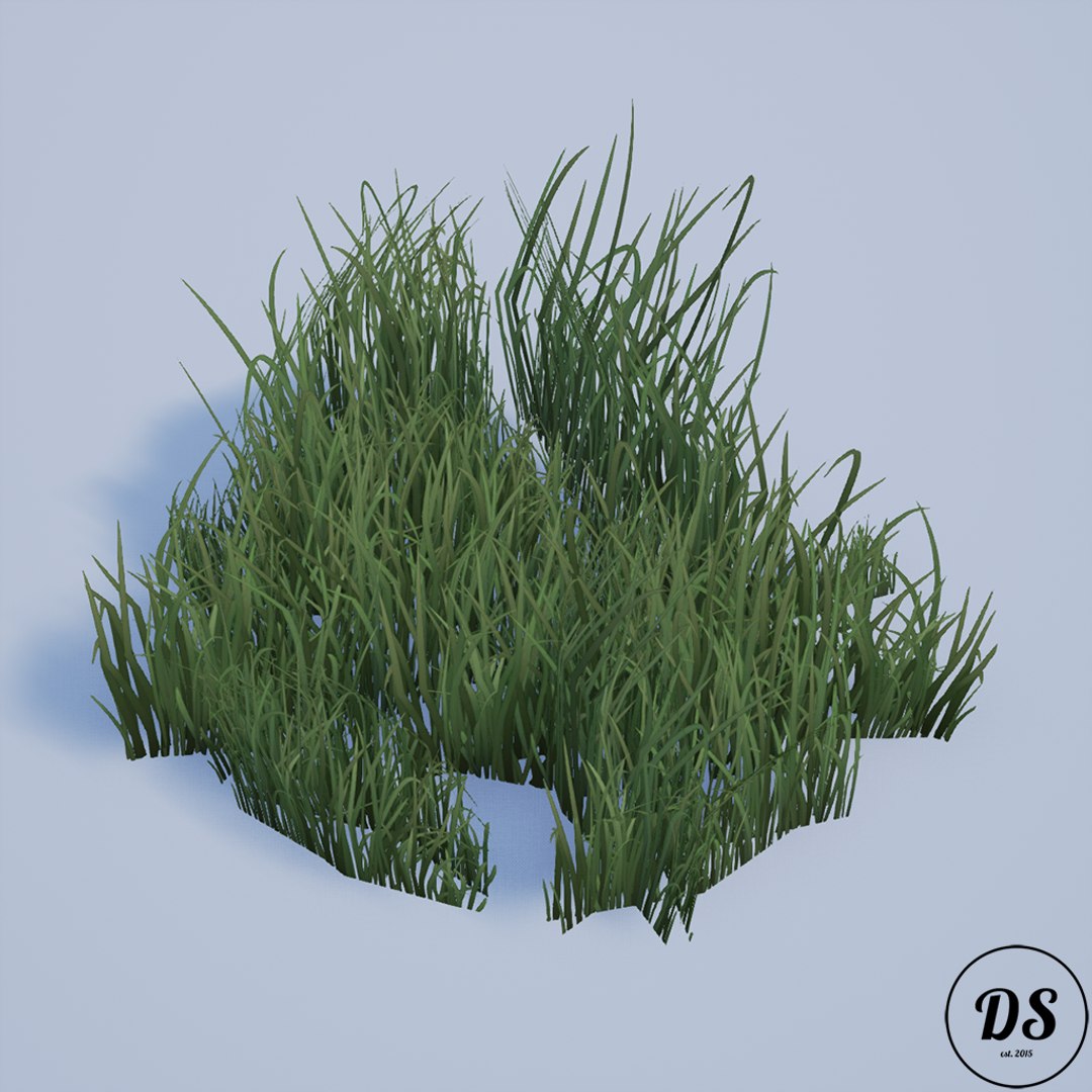3d grass realistic model