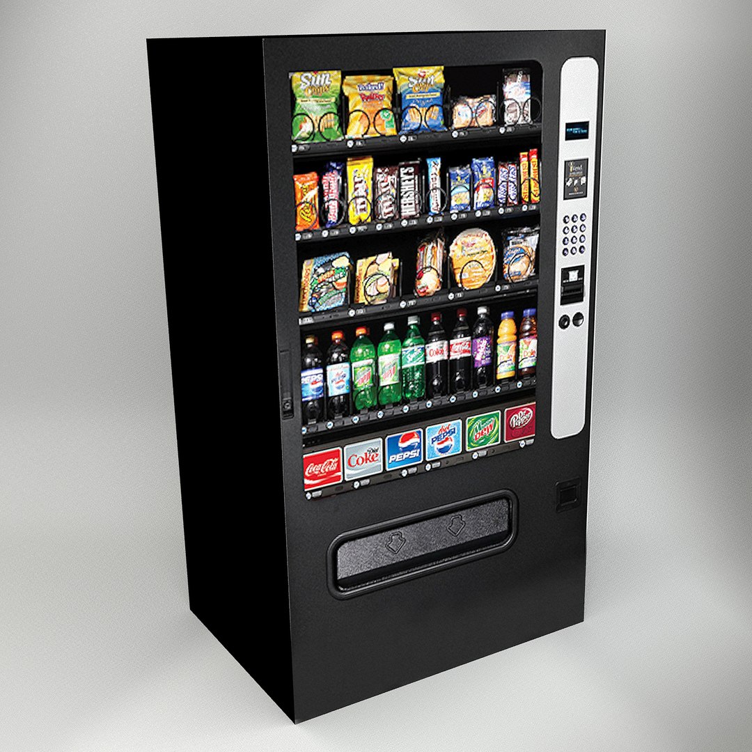 3d Model Of Vending Machines