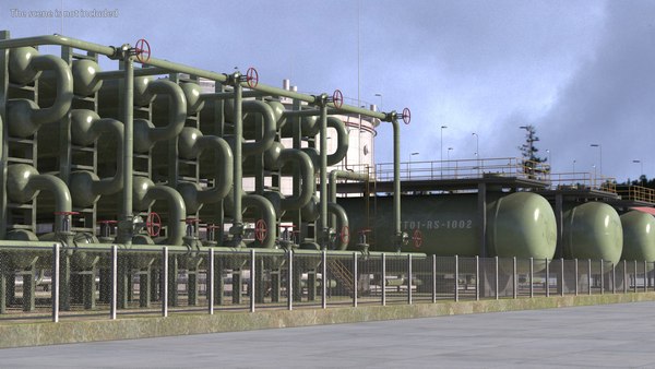 modelo 3d Separadores Intercambiadores de Calor Verde - TurboSquid 2299968