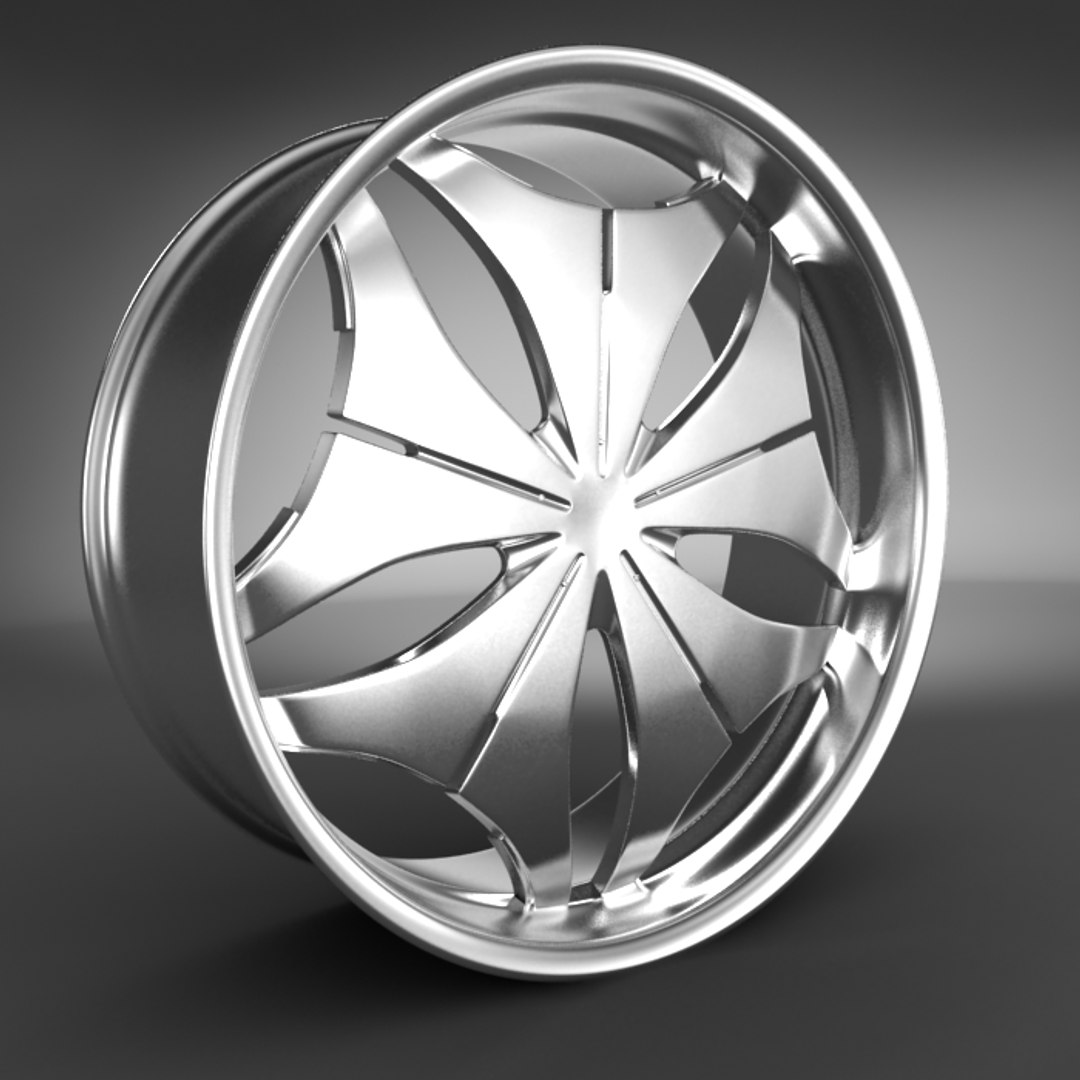 Alloy Wheel 3d Model