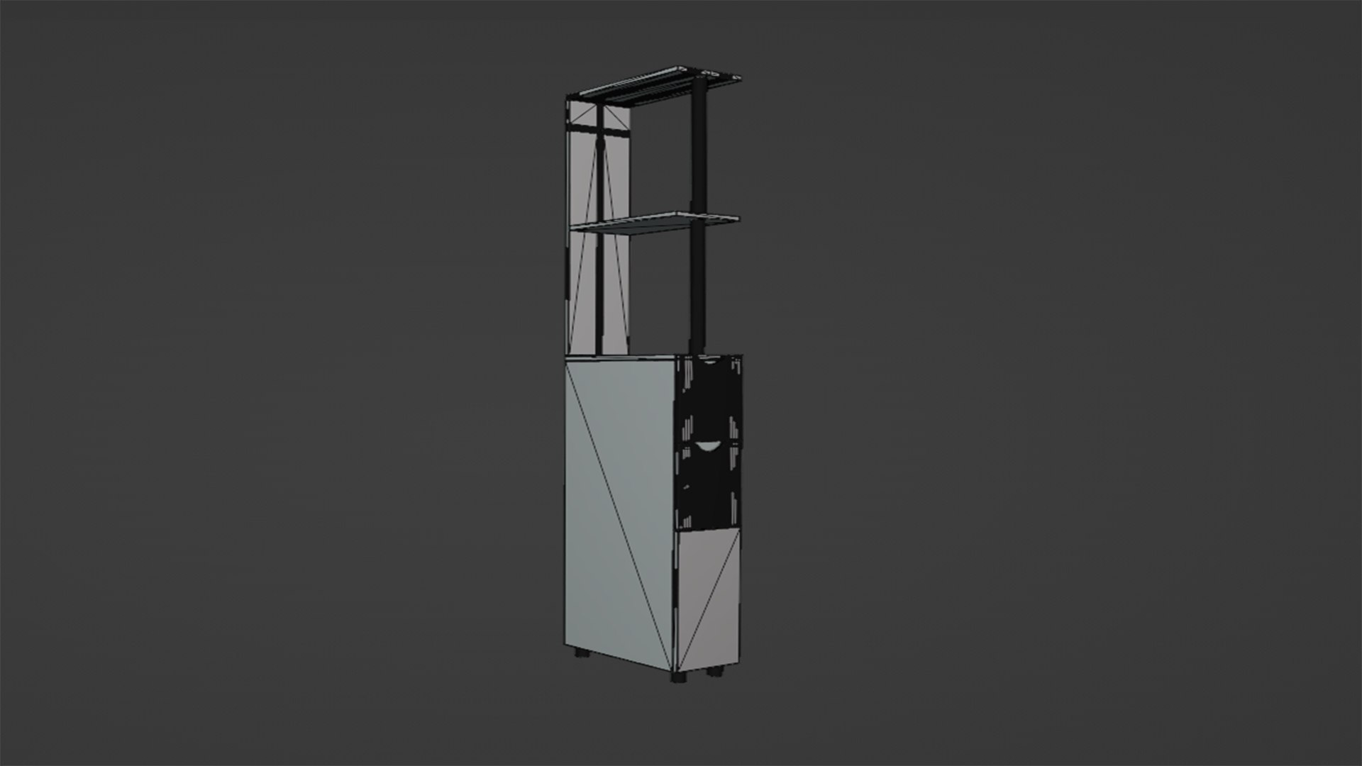 3D Tall Cupboard 3D Model For Archviz 3D Mode Model - TurboSquid 1929982