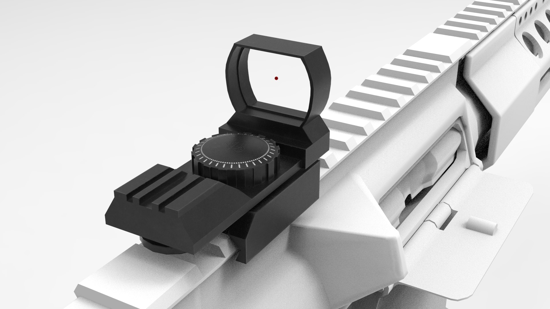 Laser Scope Red Dot 3D Model - TurboSquid 1862847