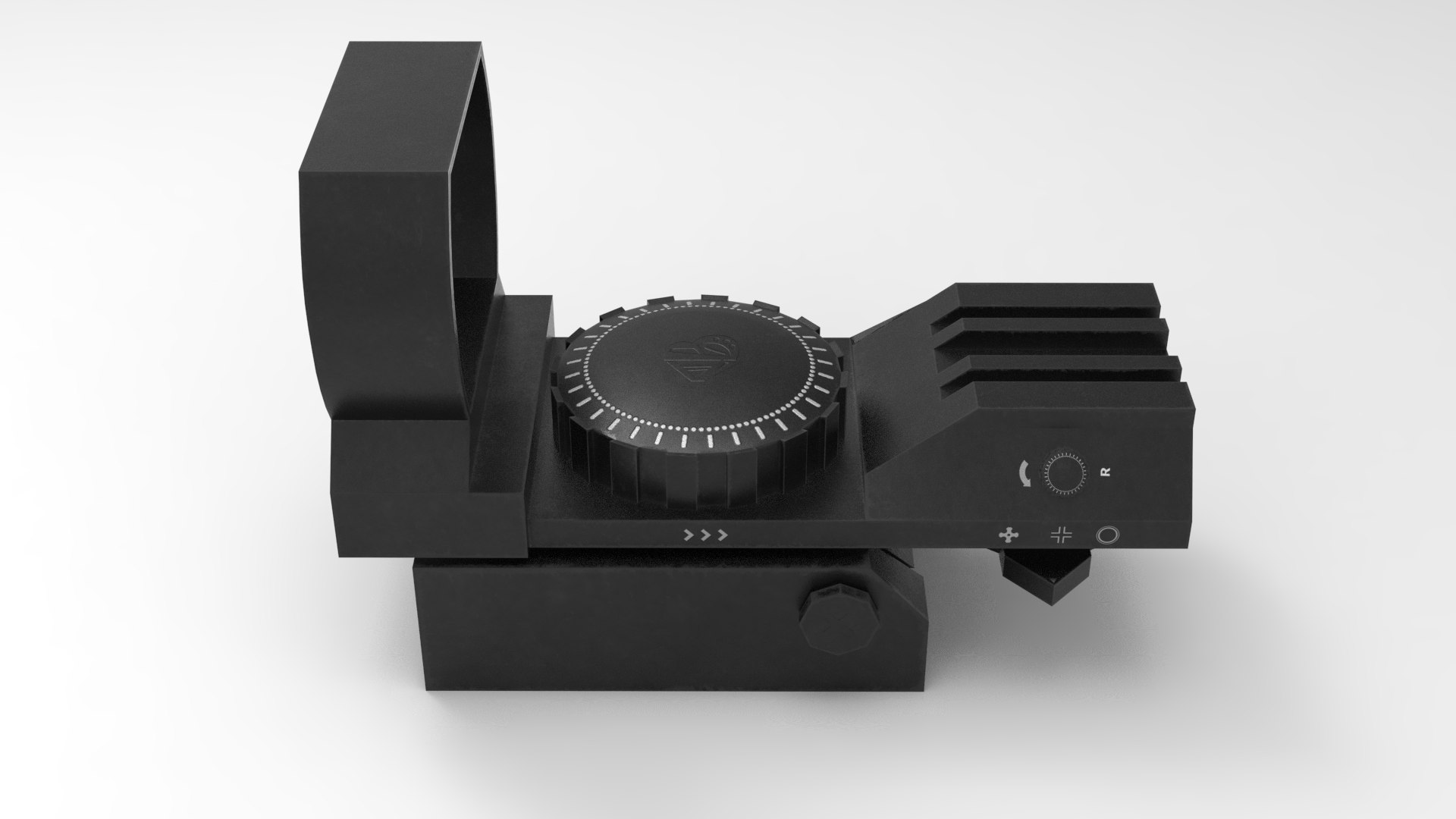 Laser Scope Red Dot 3D Model - TurboSquid 1862847