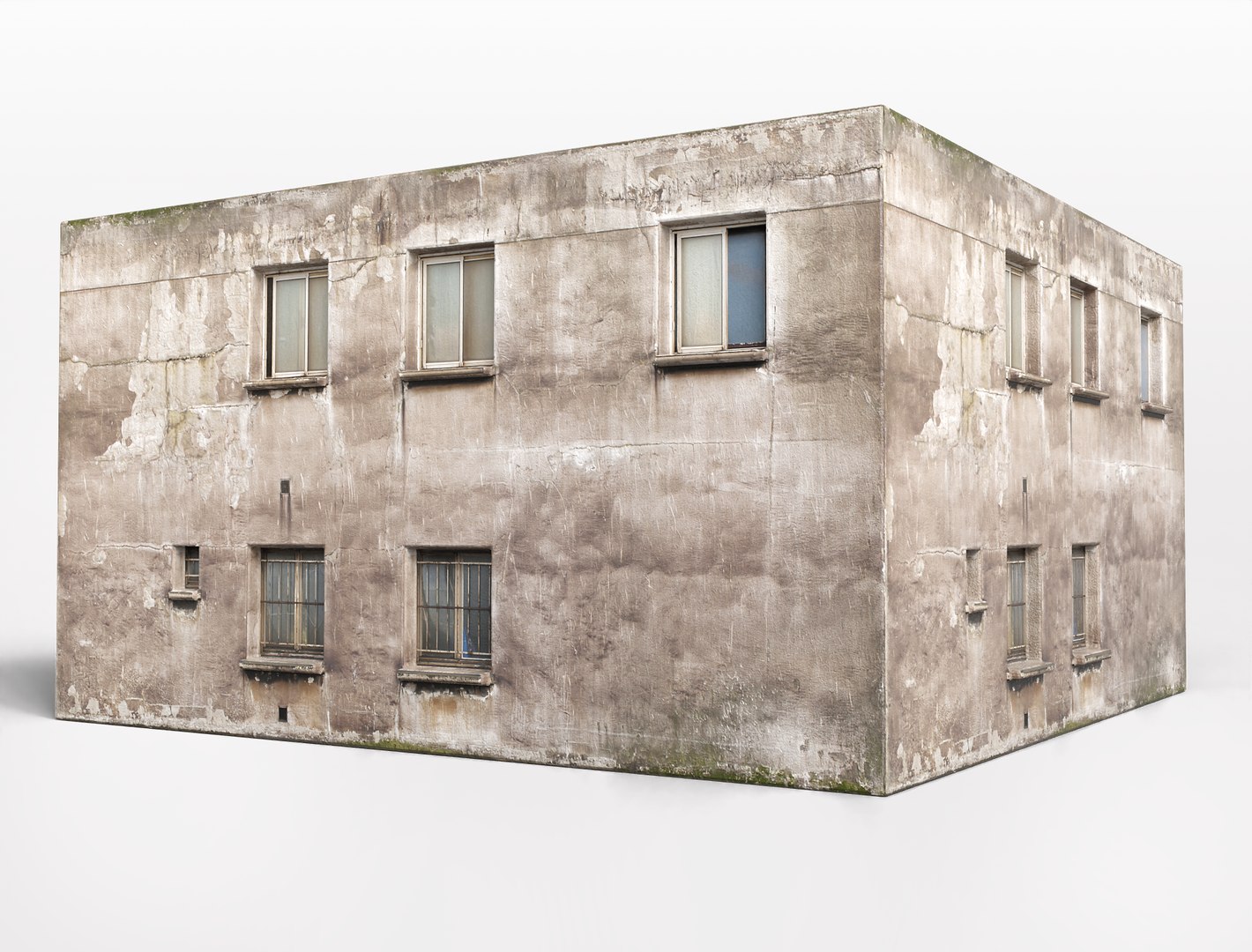 3D Abandoned Old House Building Asset Low-poly - TurboSquid 2080648