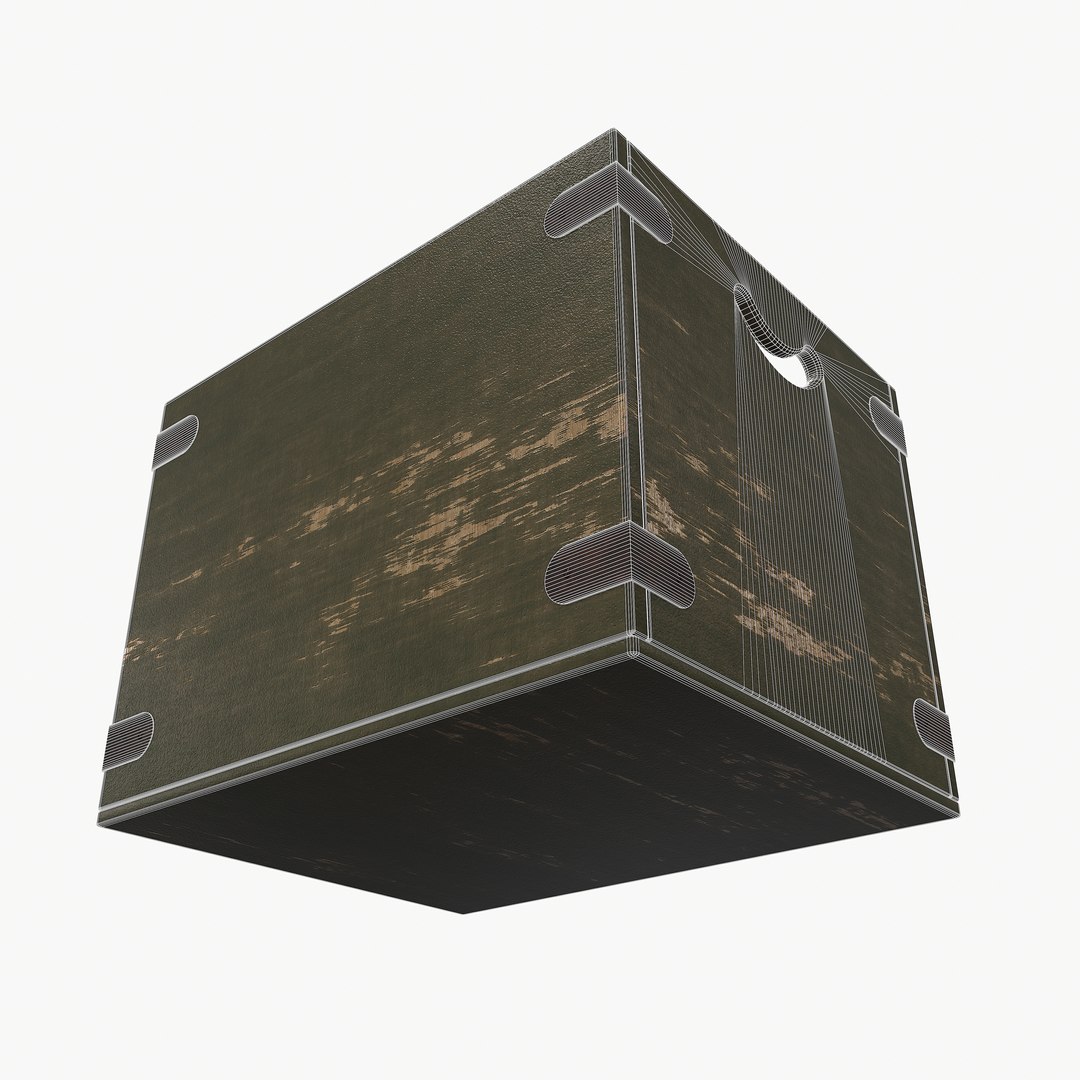 3D Pbr Wooden Crate Model - TurboSquid 1591925