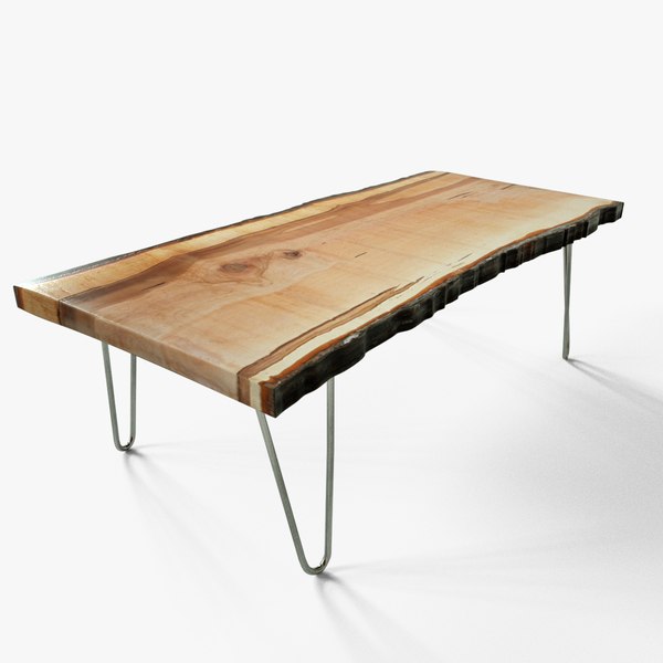 3d table trunk slab model
