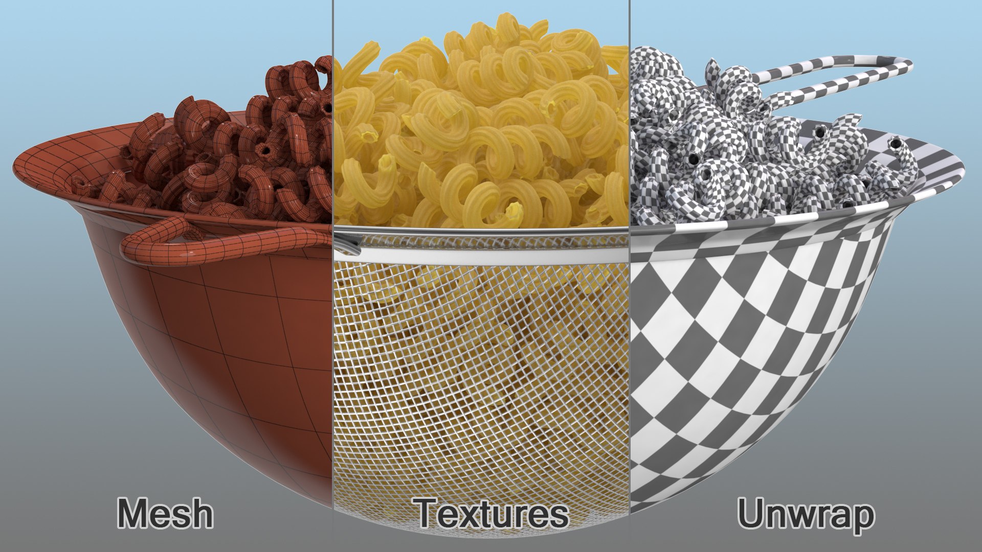 Boiled Pasta 3D Model - TurboSquid 1568387