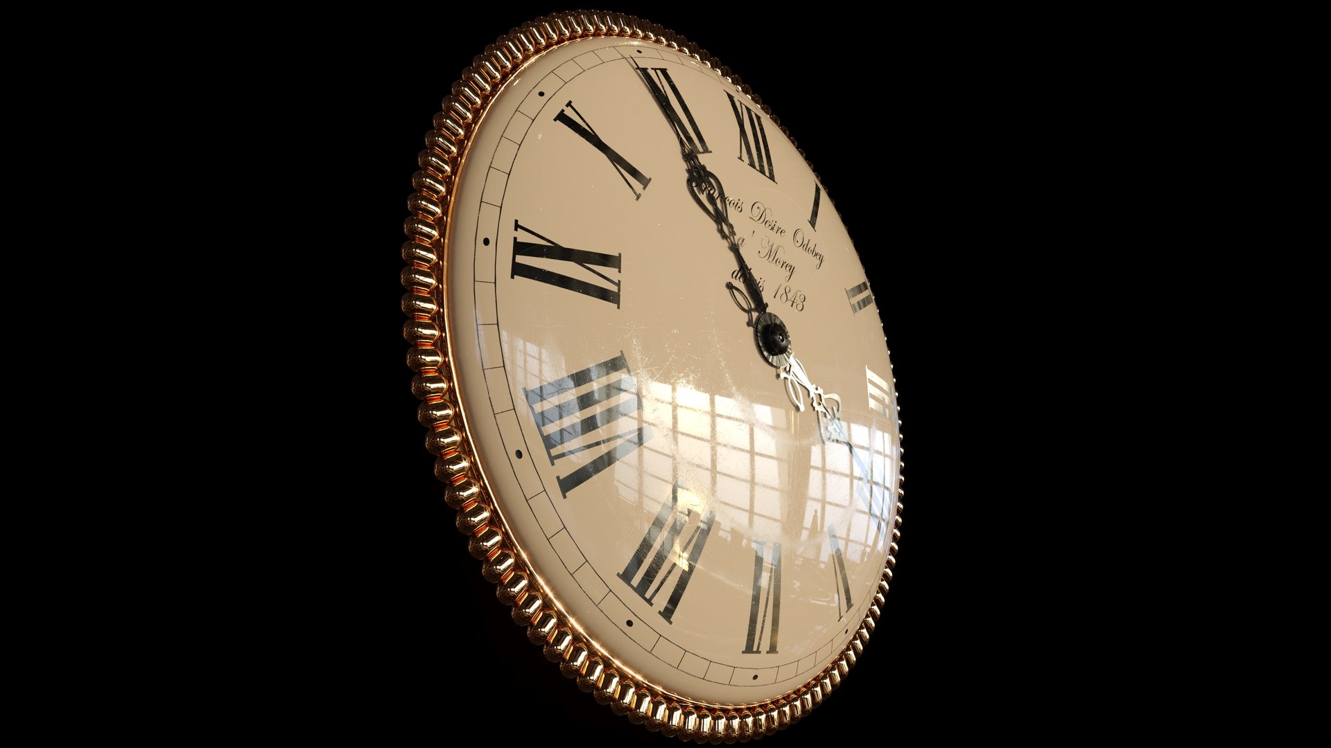 Clock Face Model - TurboSquid 1619527