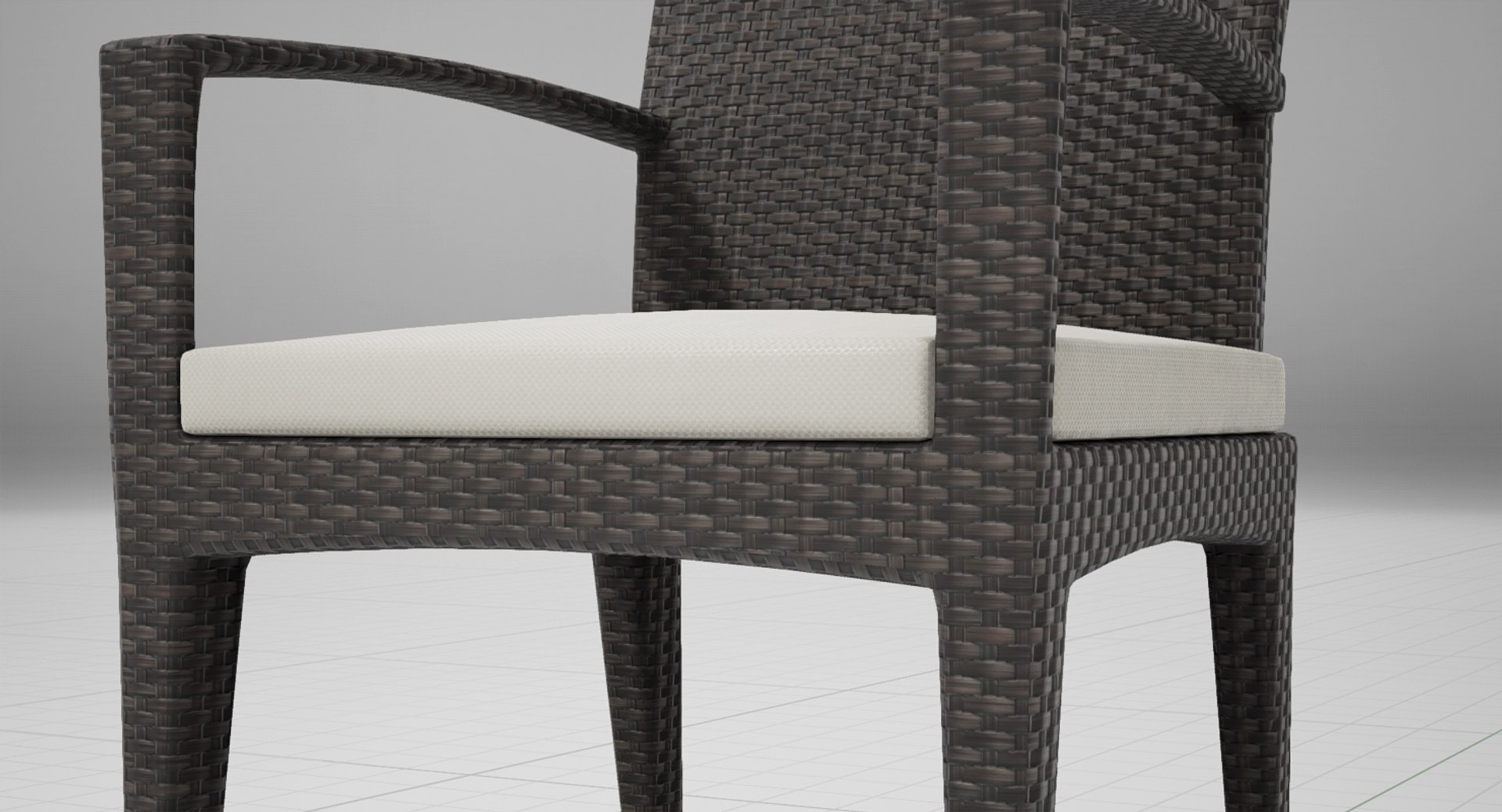 dedon panama chair ue4 3d model