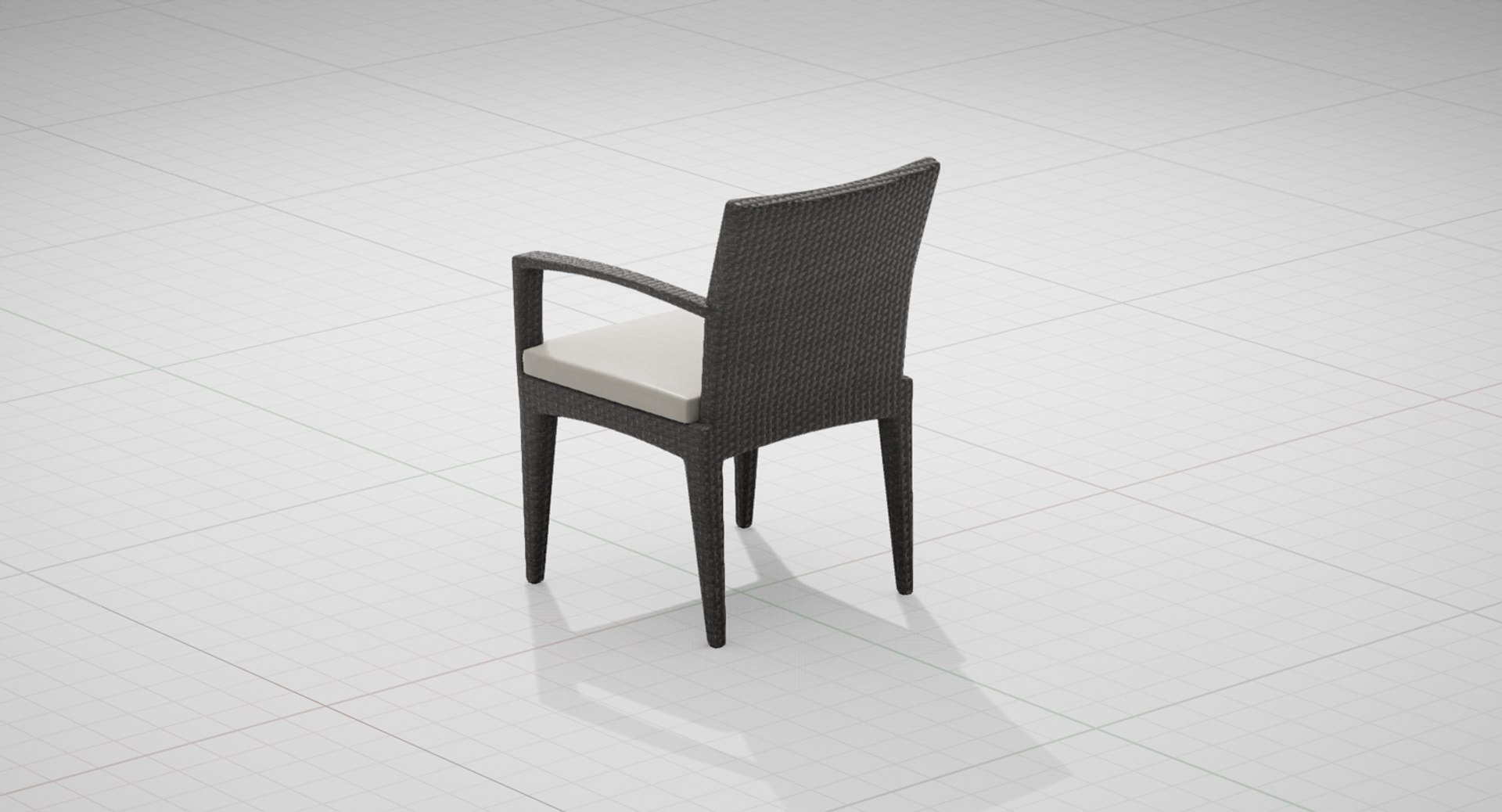 dedon panama chair ue4 3d model