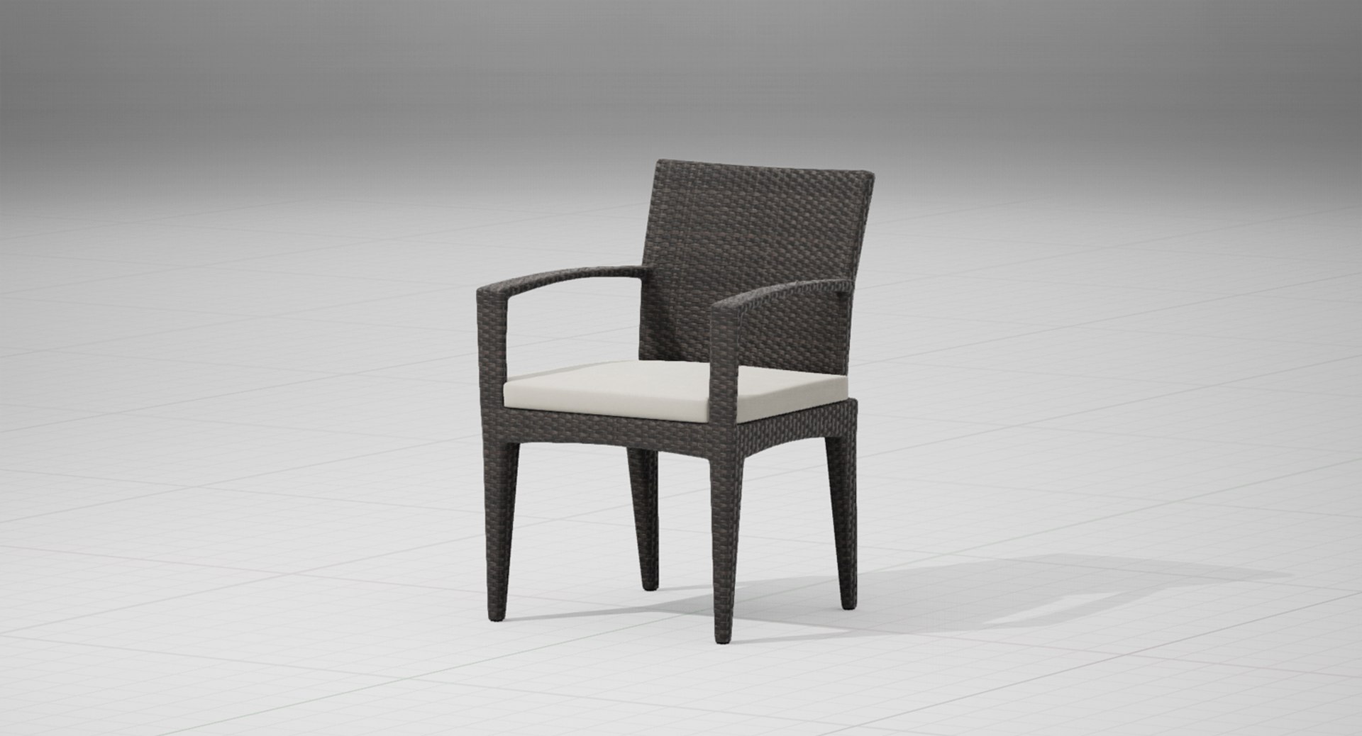 dedon panama chair ue4 3d model