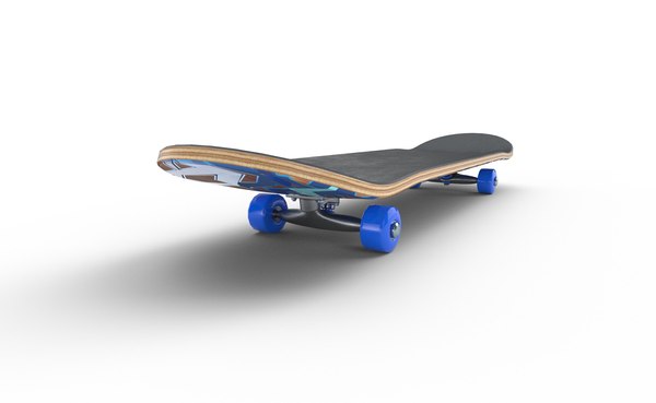 metalic pbr board 3d model