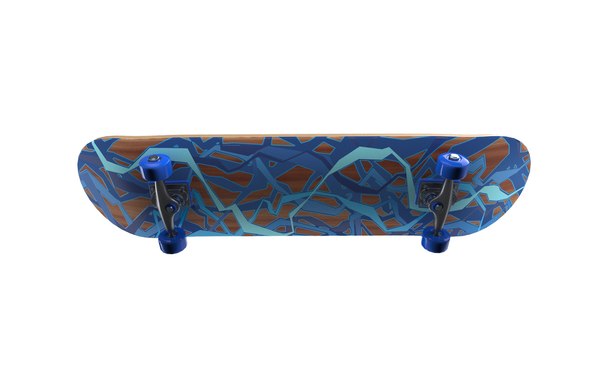 metalic pbr board 3d model