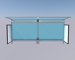 SketchUp Bus-Stop Models | TurboSquid