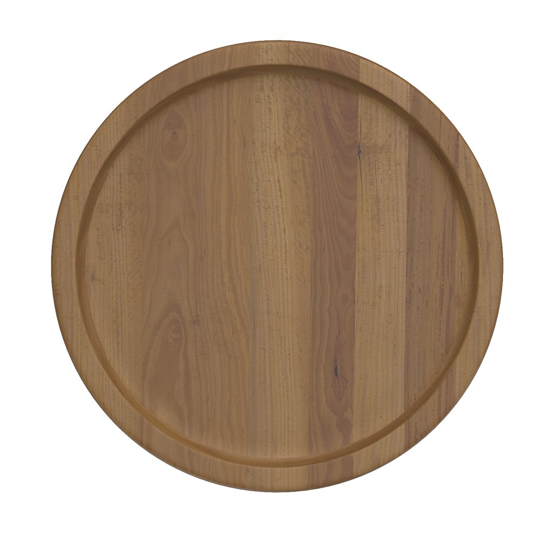 Roya KD Teak Side End Table Marble Base 3D Model - TurboSquid 2063294