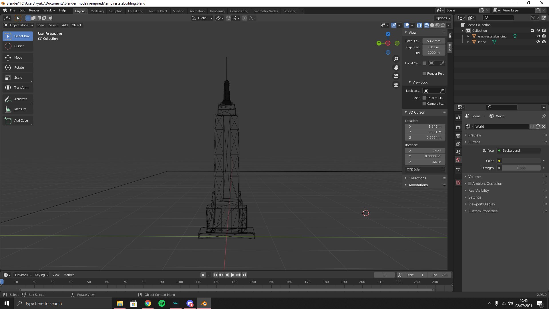 3D Simple Empire State Building Model - TurboSquid 1754562