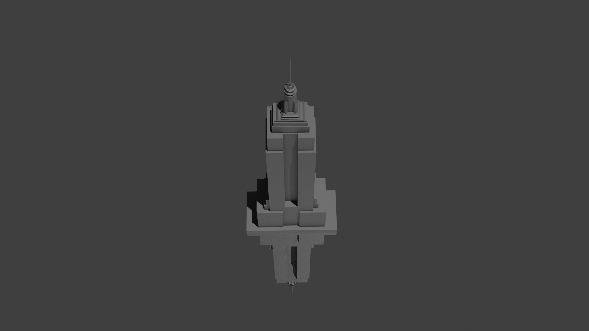 3D Simple Empire State Building Model - TurboSquid 1754562