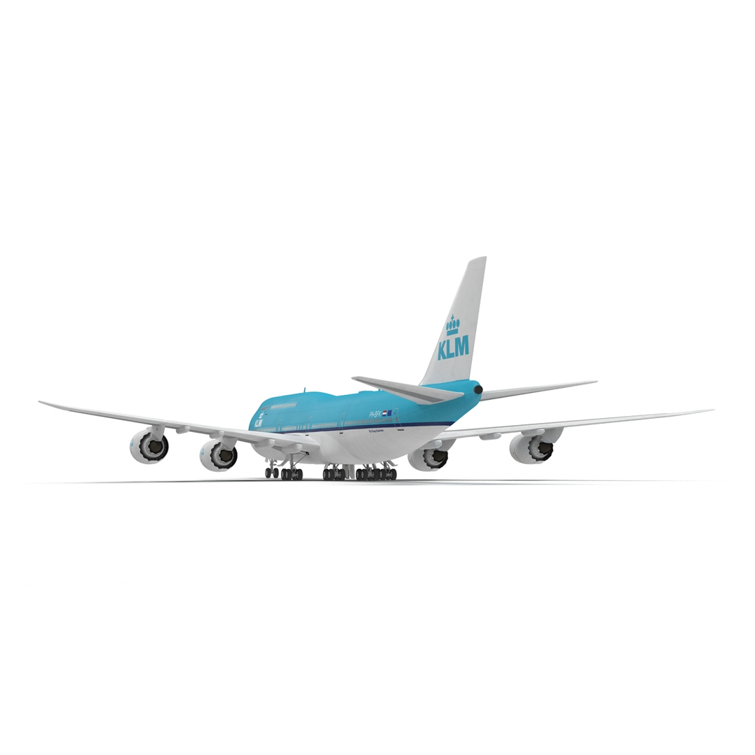 boeing 747-8i klm 3d 3ds