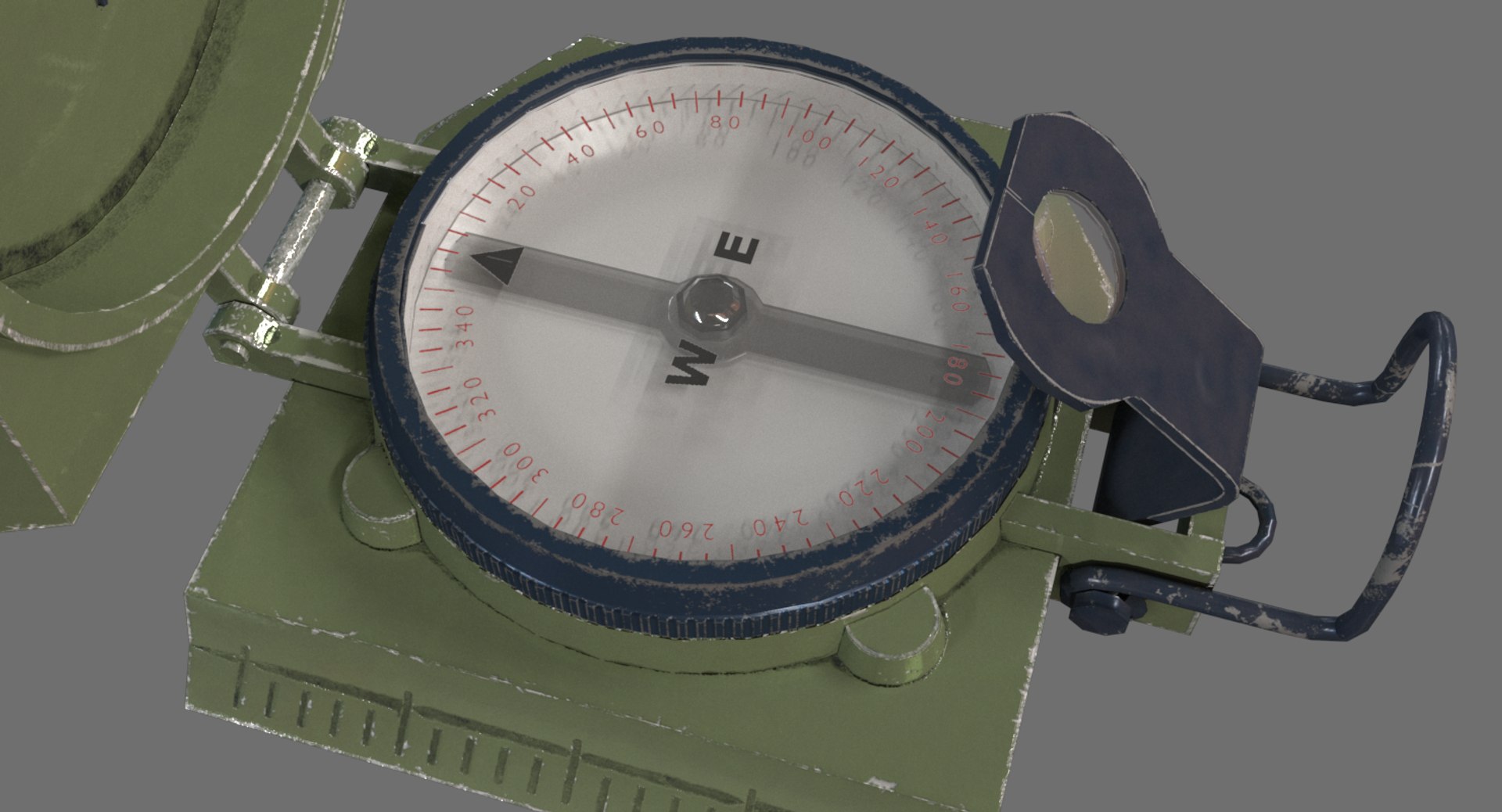Compass Military 3D Model - TurboSquid 1173597