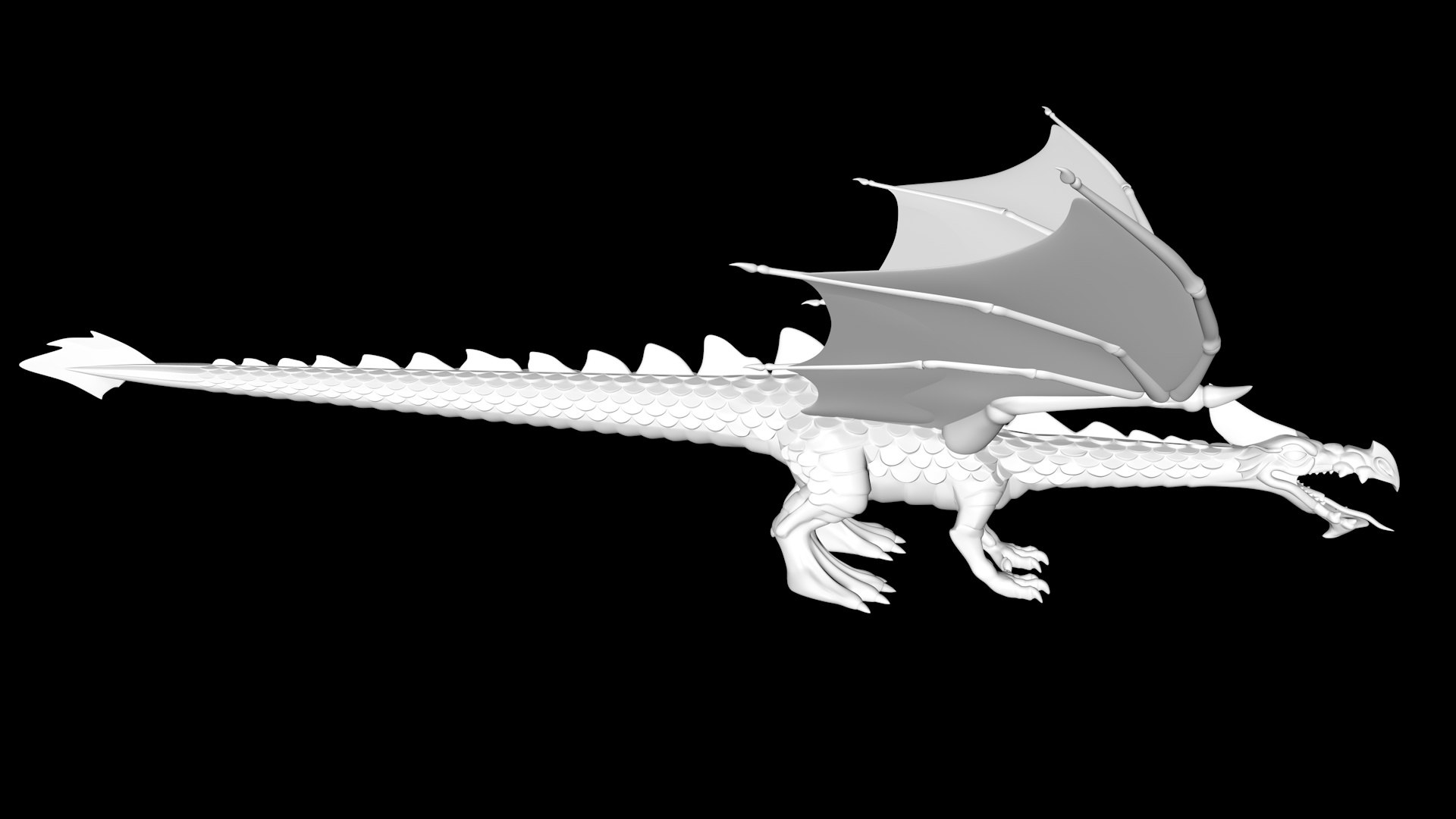 Flying Dragon 3D Model - TurboSquid 1752684