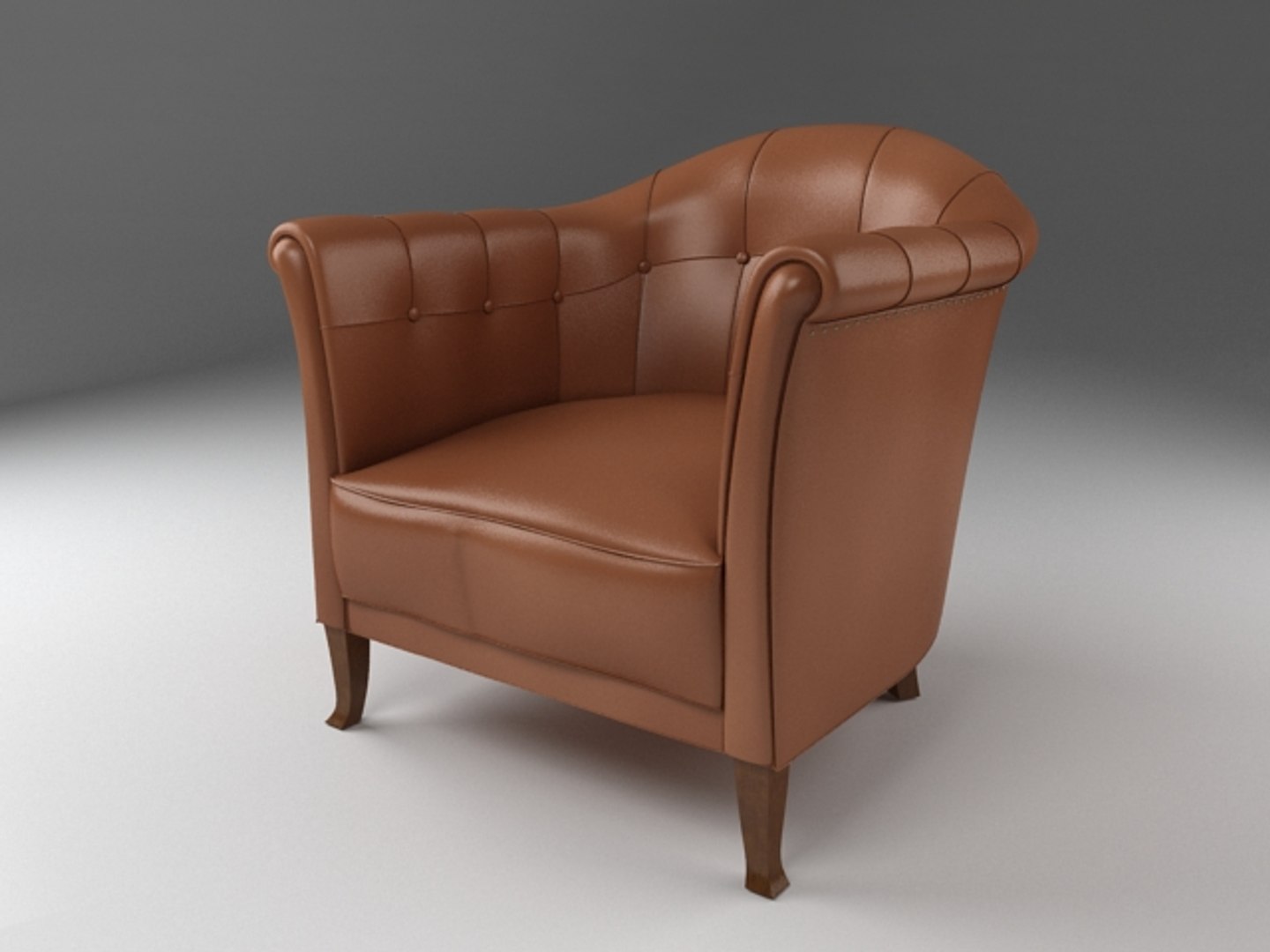 Edward Ferrel Lounge Chair 3d Model