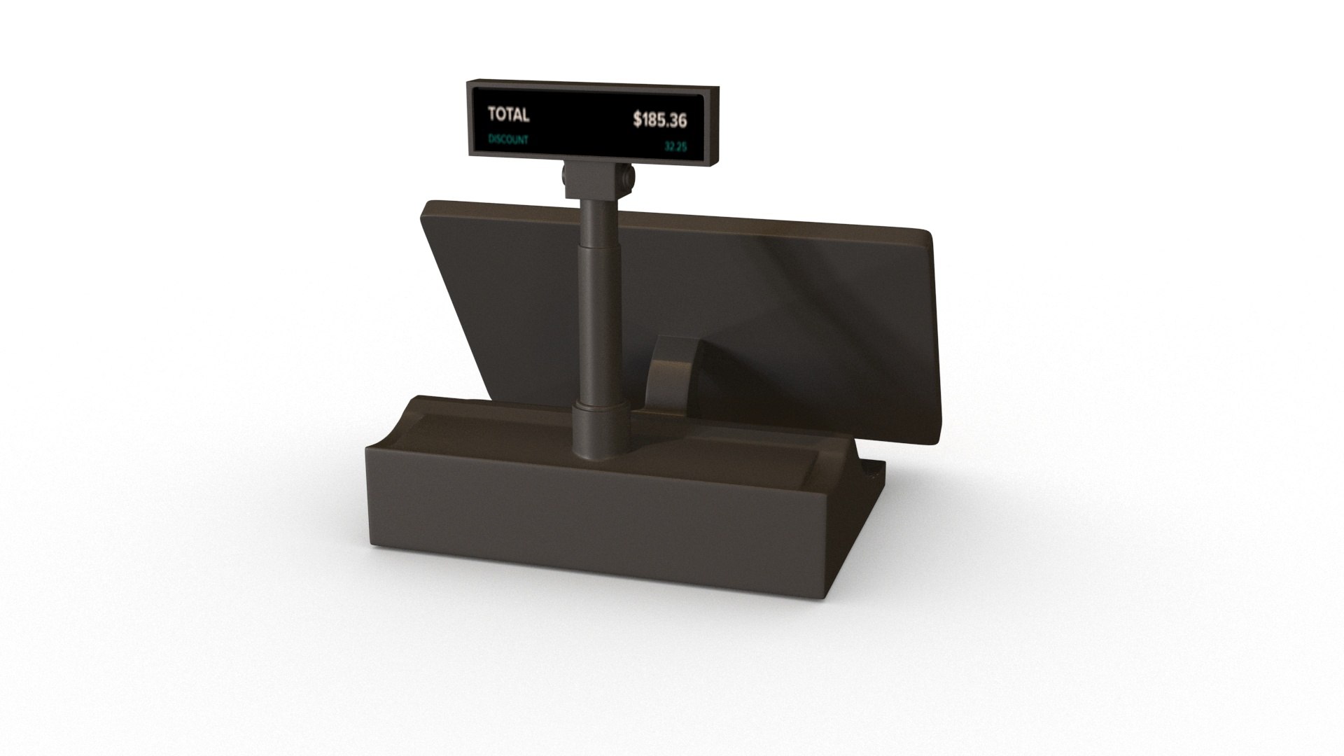 3D Pos Machine Cashier Model - TurboSquid 1662772