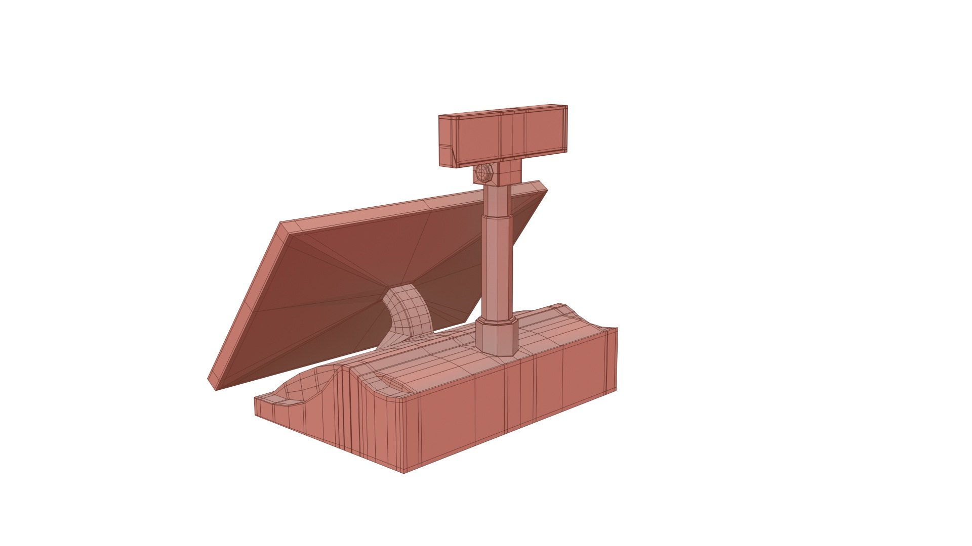 3D Pos Machine Cashier Model - TurboSquid 1662772