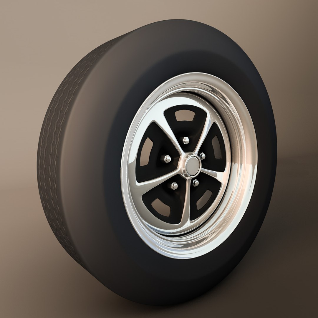 3d model car wheel