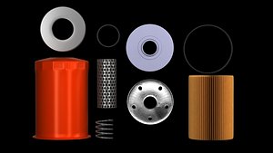 3D Oil Filter Models - Browse & Download Formats - TurboSquid