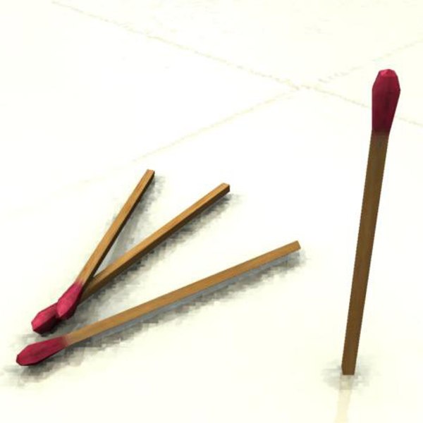 3D Matchstick Models | TurboSquid