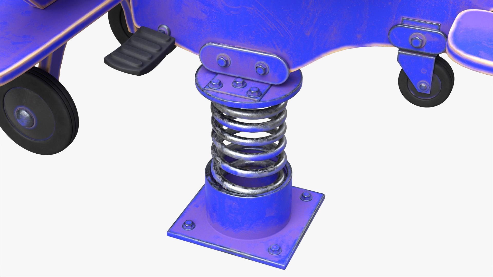 3D Spring Rocking Plane Model - TurboSquid 1856896