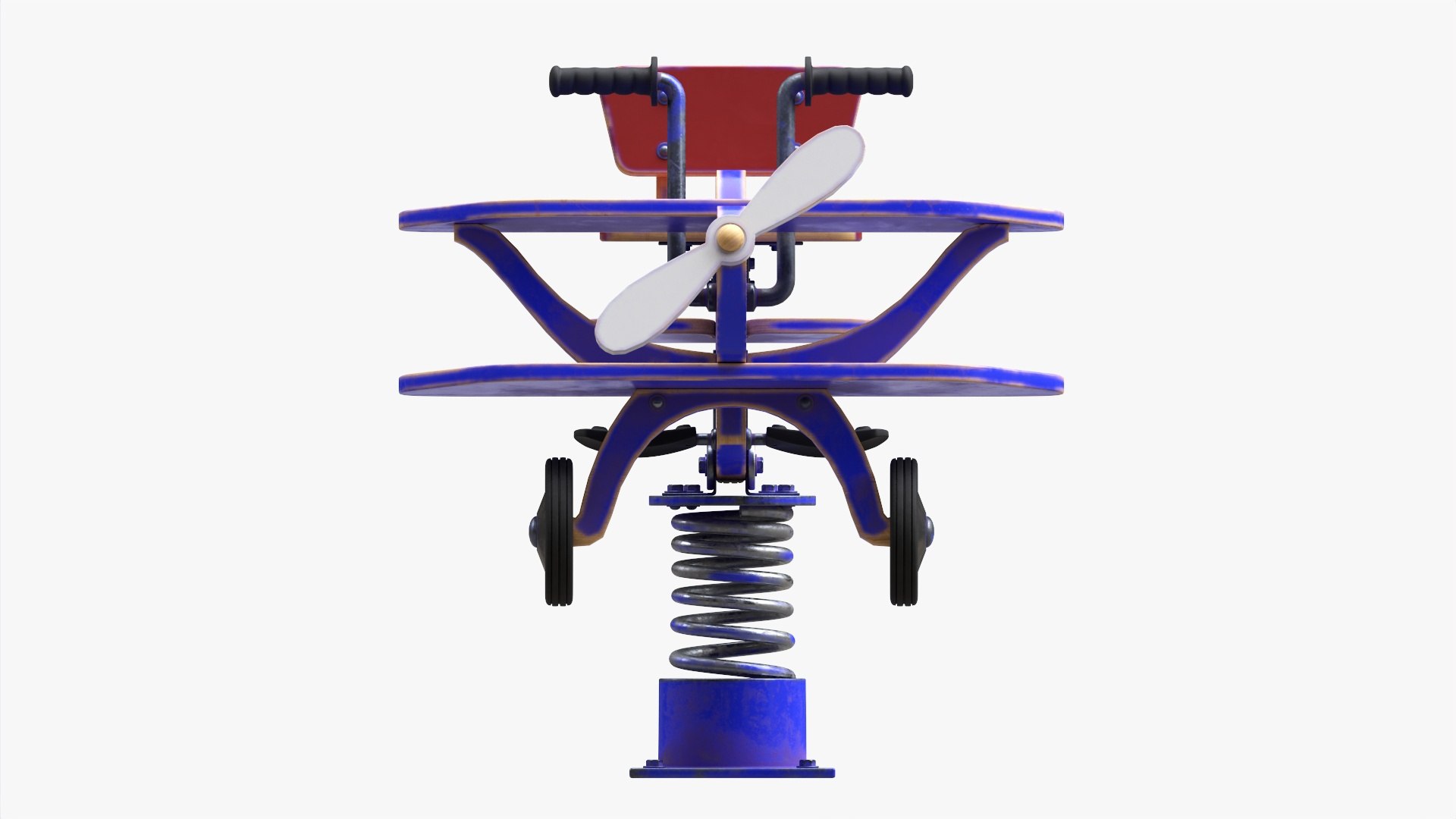 3D Spring Rocking Plane Model - TurboSquid 1856896