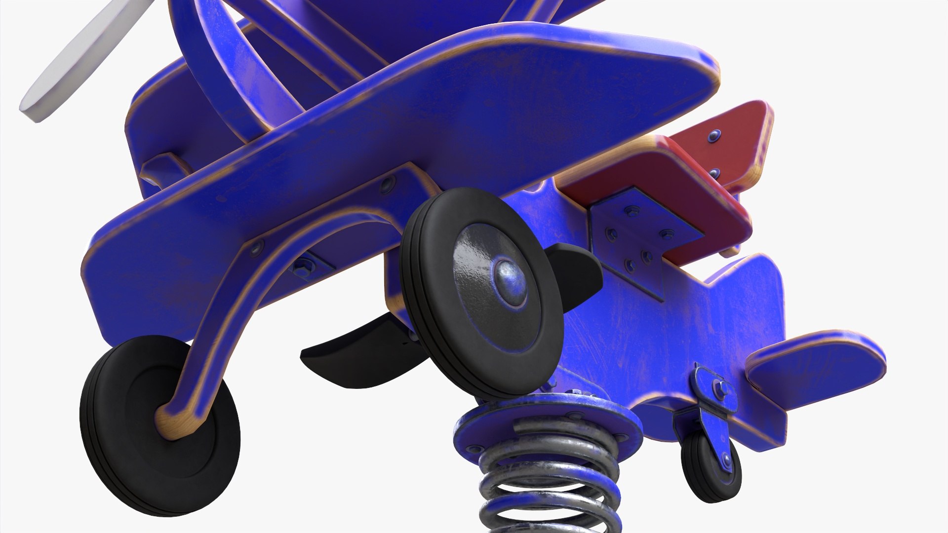 3D Spring Rocking Plane Model - TurboSquid 1856896