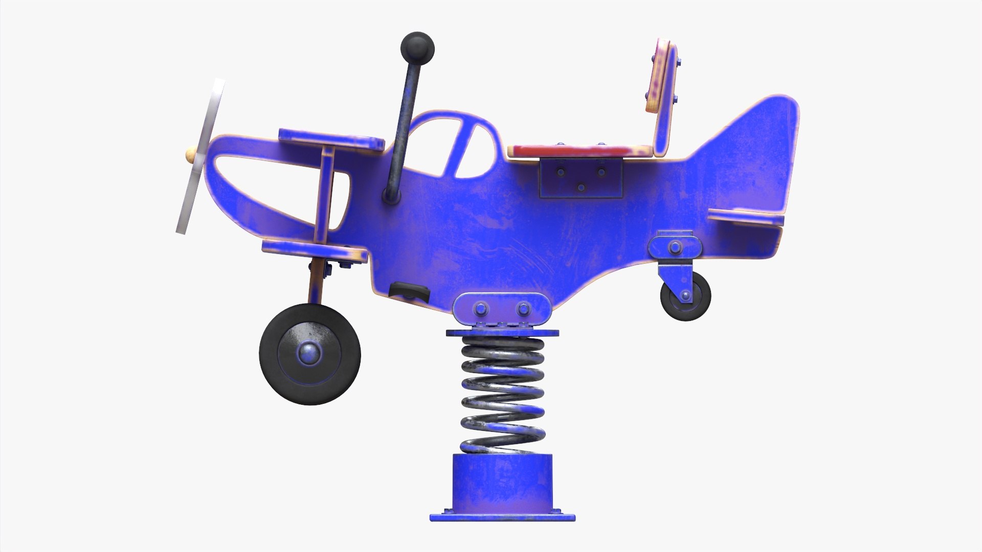 3D Spring Rocking Plane Model - TurboSquid 1856896