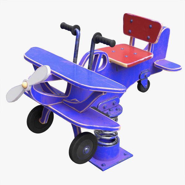 3D Spring rocking plane model - TurboSquid 1856896