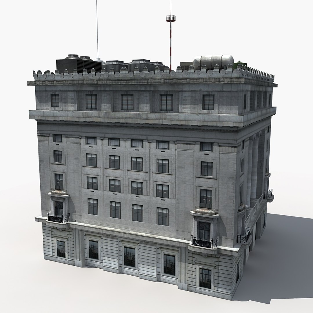 European building 3D model - TurboSquid 1515119