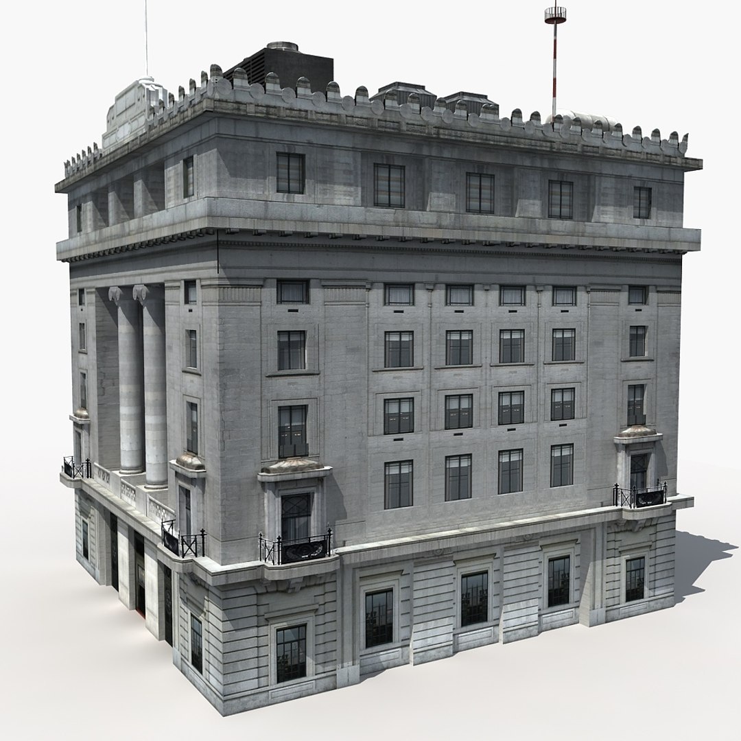 European building 3D model - TurboSquid 1515119